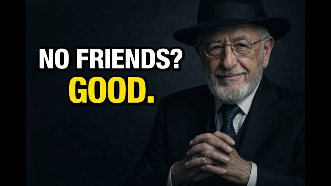 The absence of friends reveals what almost no one understands ...