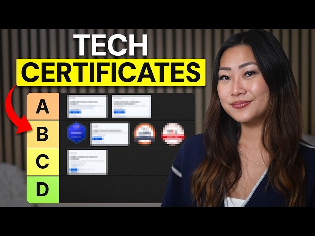 Top 7 TECH Certifications You NEED to Get Hired in 2026 (tier list ...